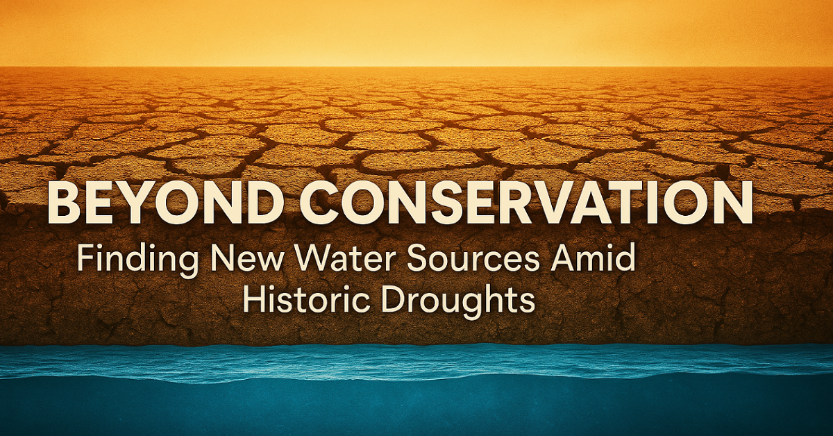 Beyond Conservation: Finding New Water Sources Amid Historic Droughts ...